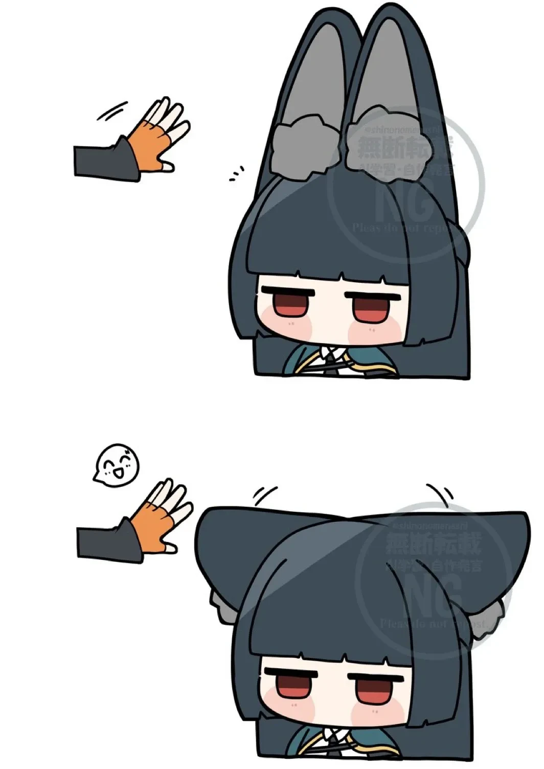 Miyabi head pats Zenless Zone Zero | HoYoLAB