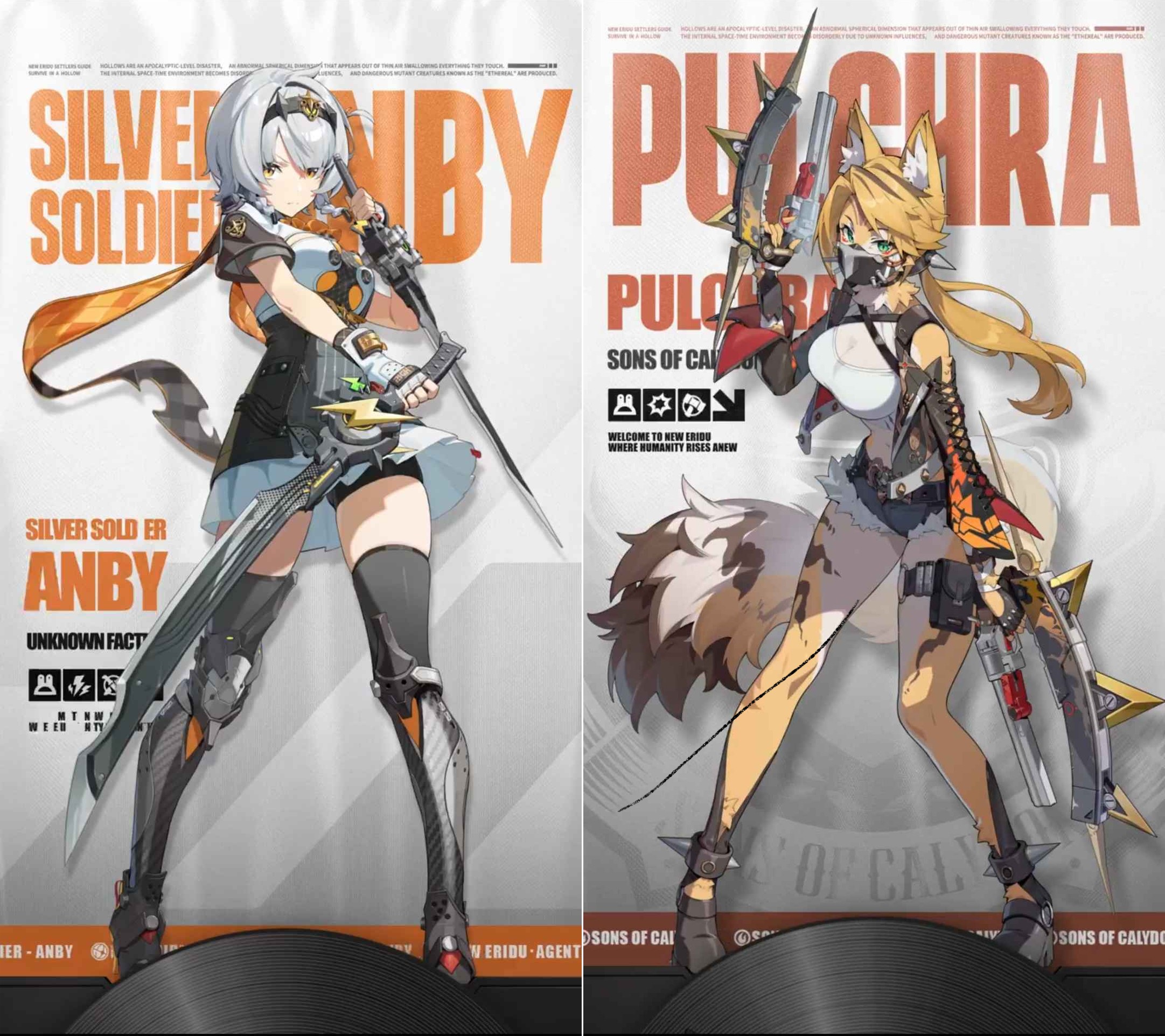 ZZZ Drip Market - Silver Soldier Anby & Pulchra Zenless Zone Zero | HoYoLAB