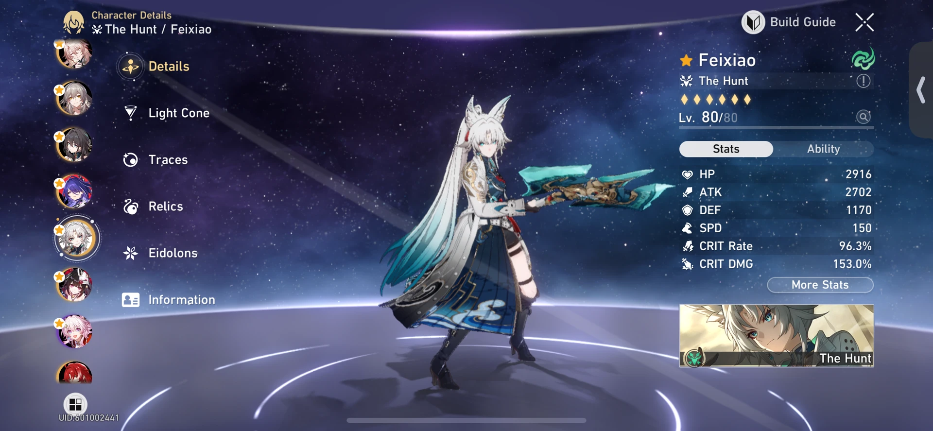 150 Speed worth if I can reach 161 with Hunt March 7th? Honkai: Star ...