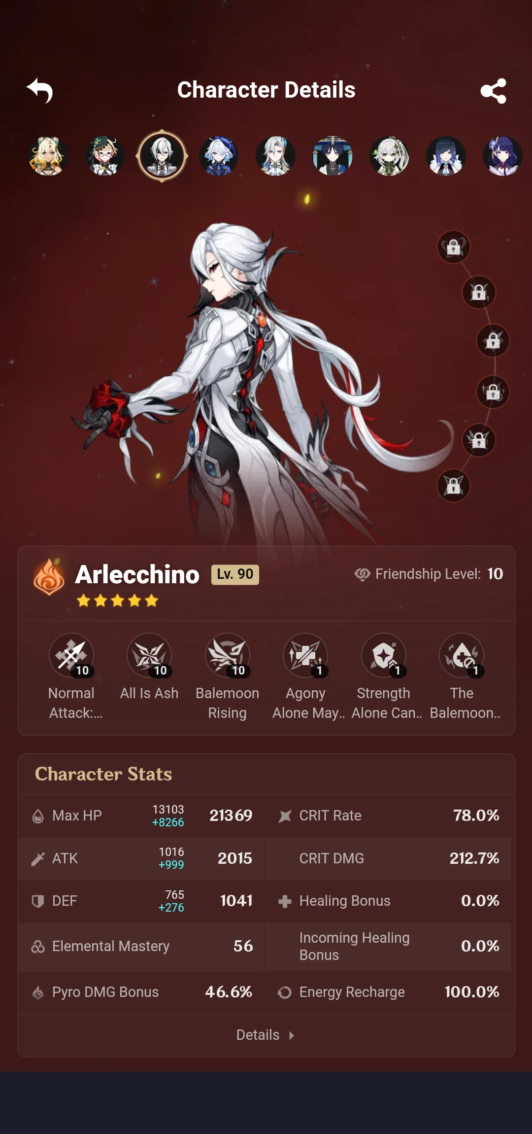 Rate My Arlecchino Build Genshin Impact | HoYoLAB