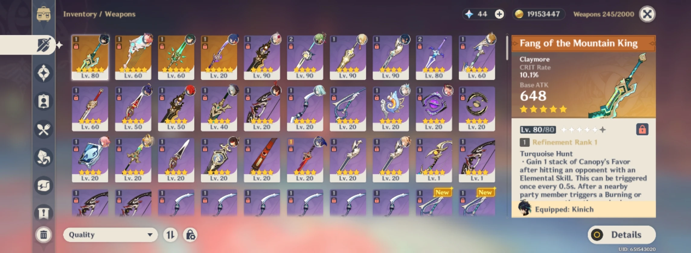 mora count Genshin Impact | HoYoLAB