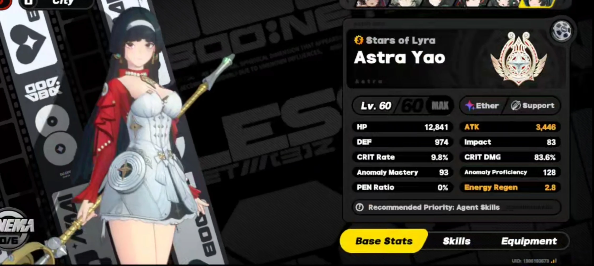 Finished Astra Yao build! with ER disc Zenless Zone Zero | HoYoLAB