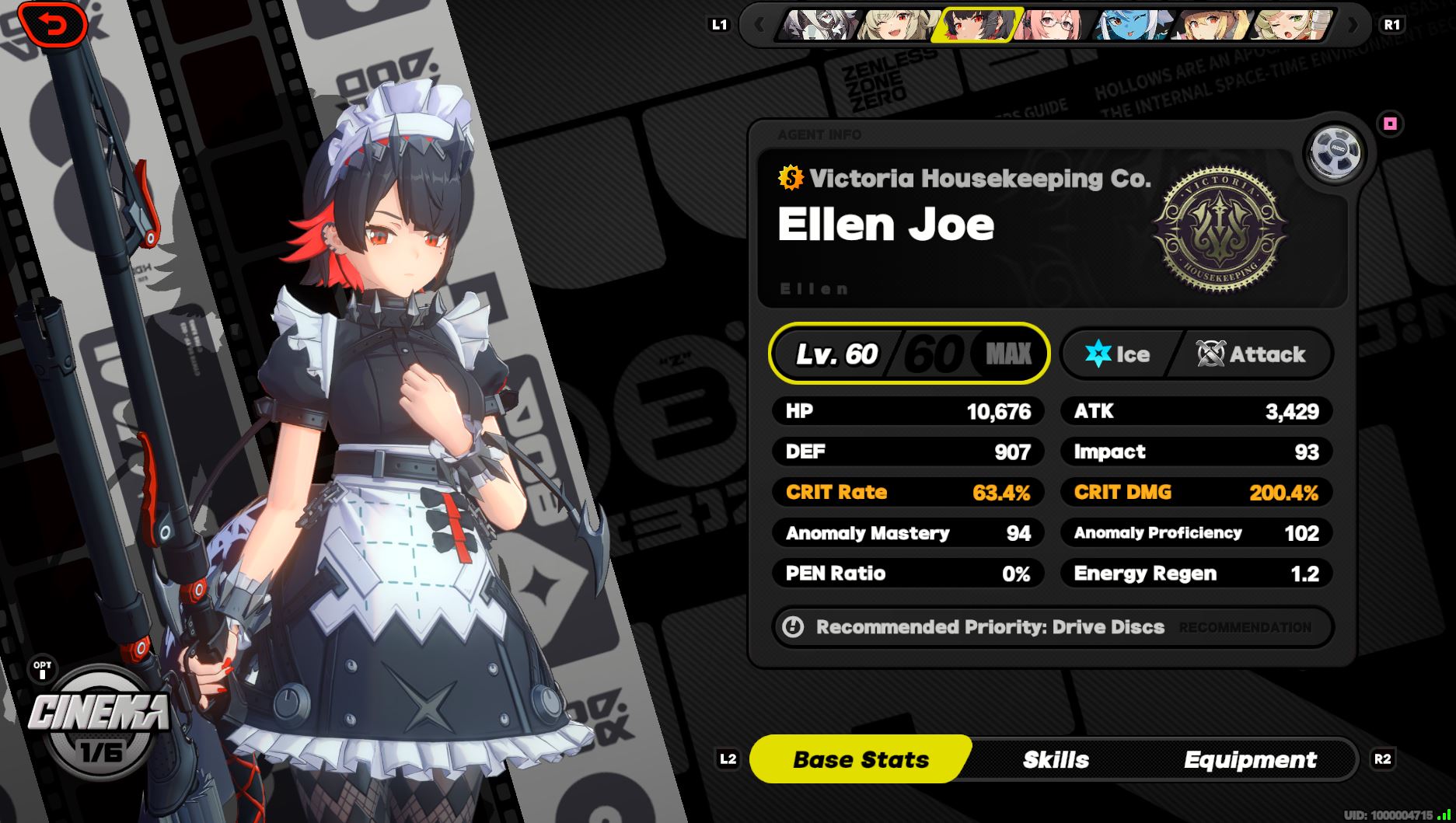 Rate my Ellen Joe c: Zenless Zone Zero | HoYoLAB