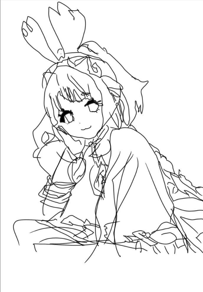 Drawing Mualani with my left hand Genshin Impact | HoYoLAB