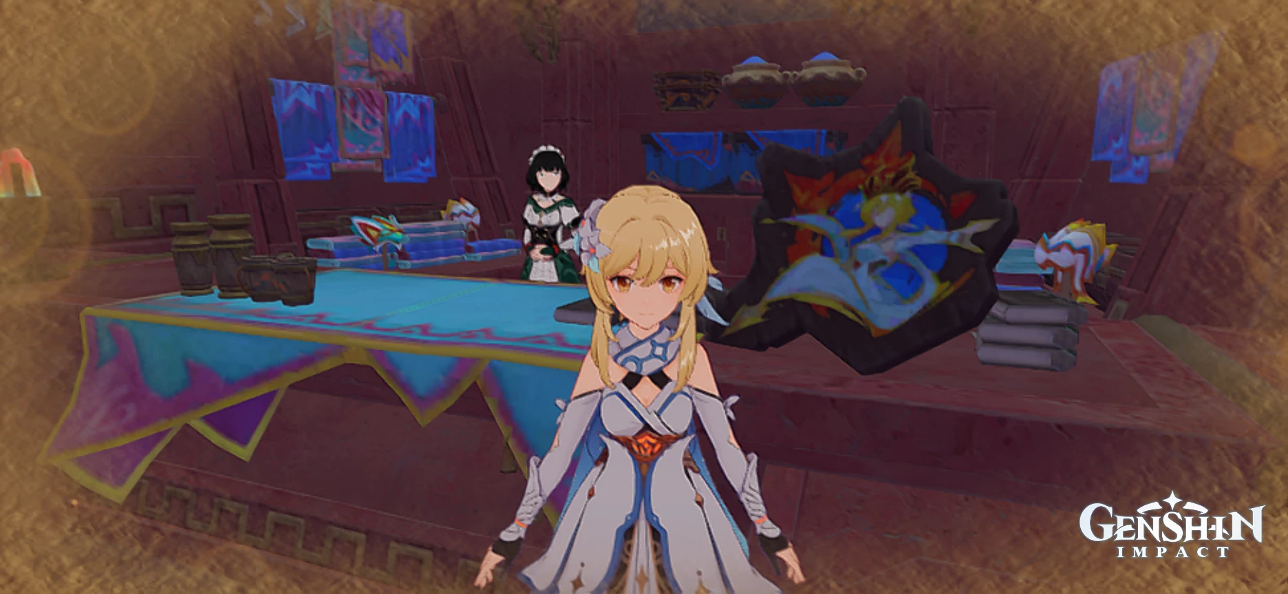 Did anyone else notice there's a picture of the traveler at natland ...