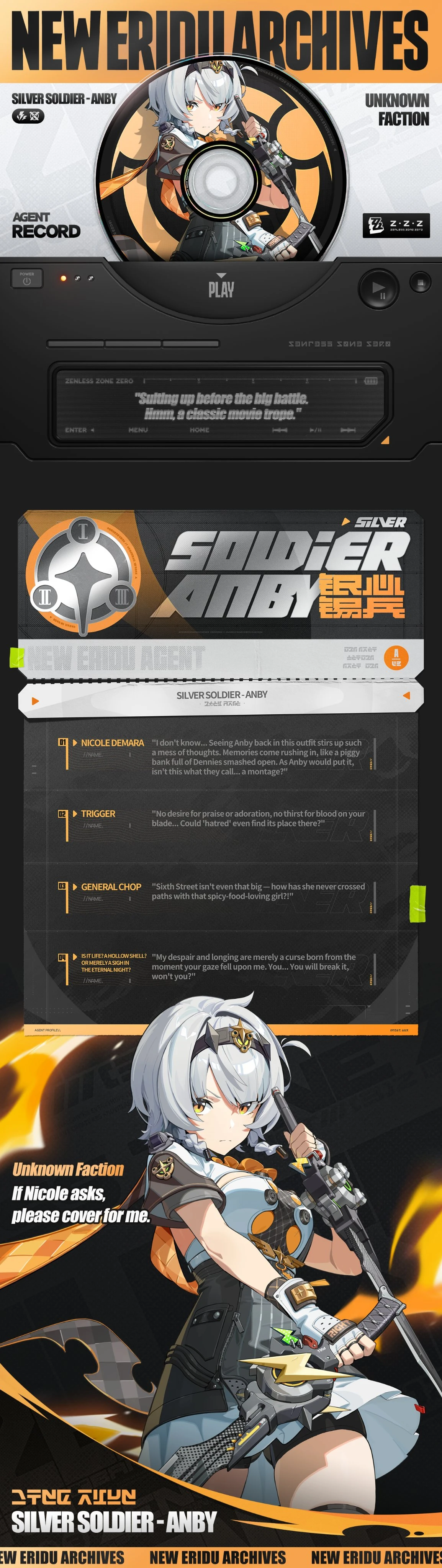 New S Rank version of Anby or a New skin Zenless Zone Zero | HoYoLAB