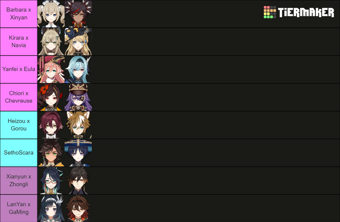 Rare Pairs Pt.3 Genshin Impact | HoYoLAB