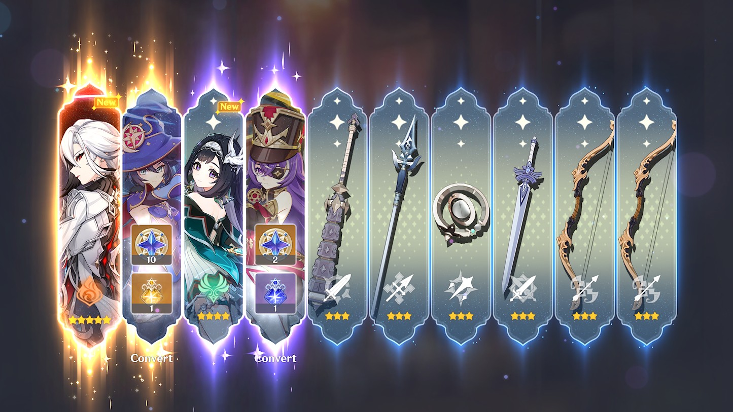 i almost pulled the whole banner... Genshin Impact | HoYoLAB