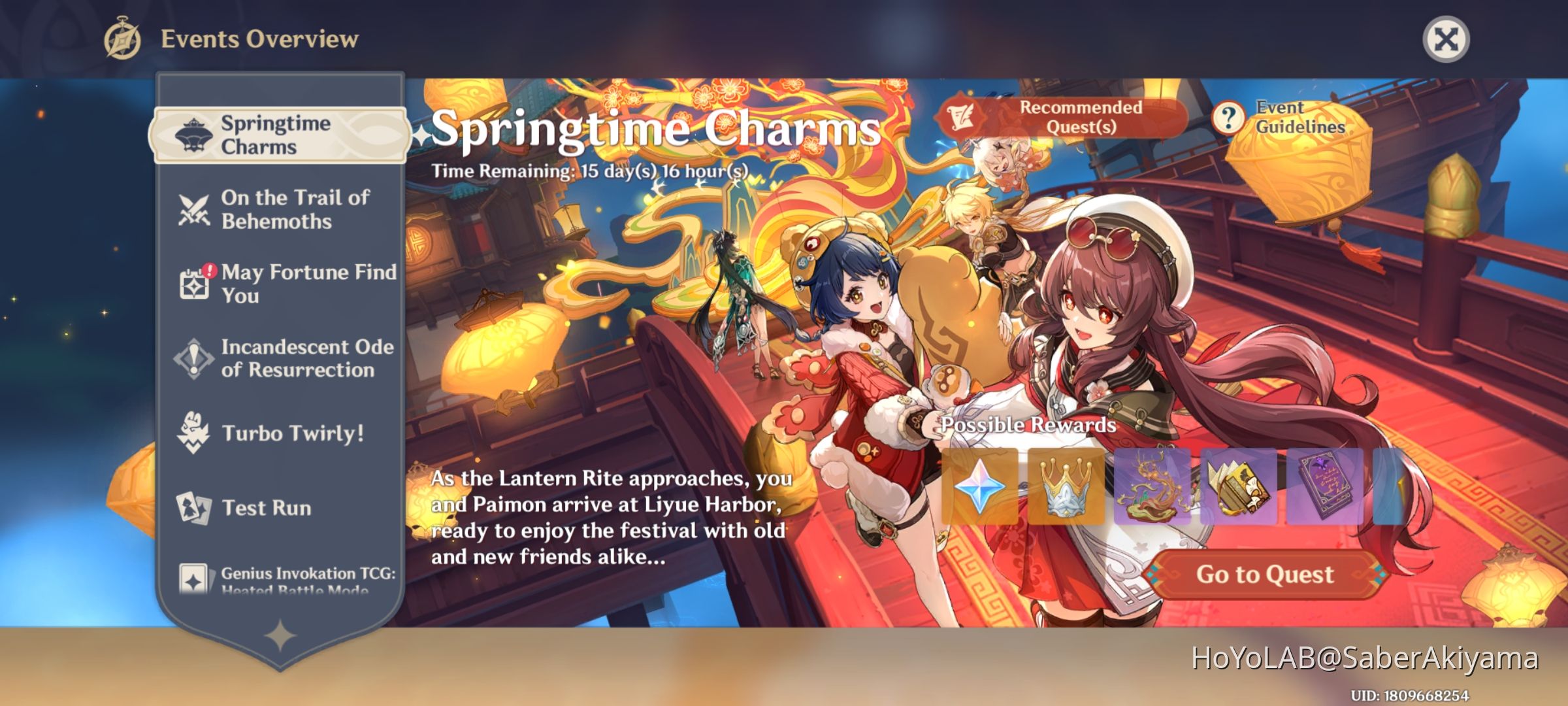 The Springtime Charms story event is here! Genshin Impact | HoYoLAB