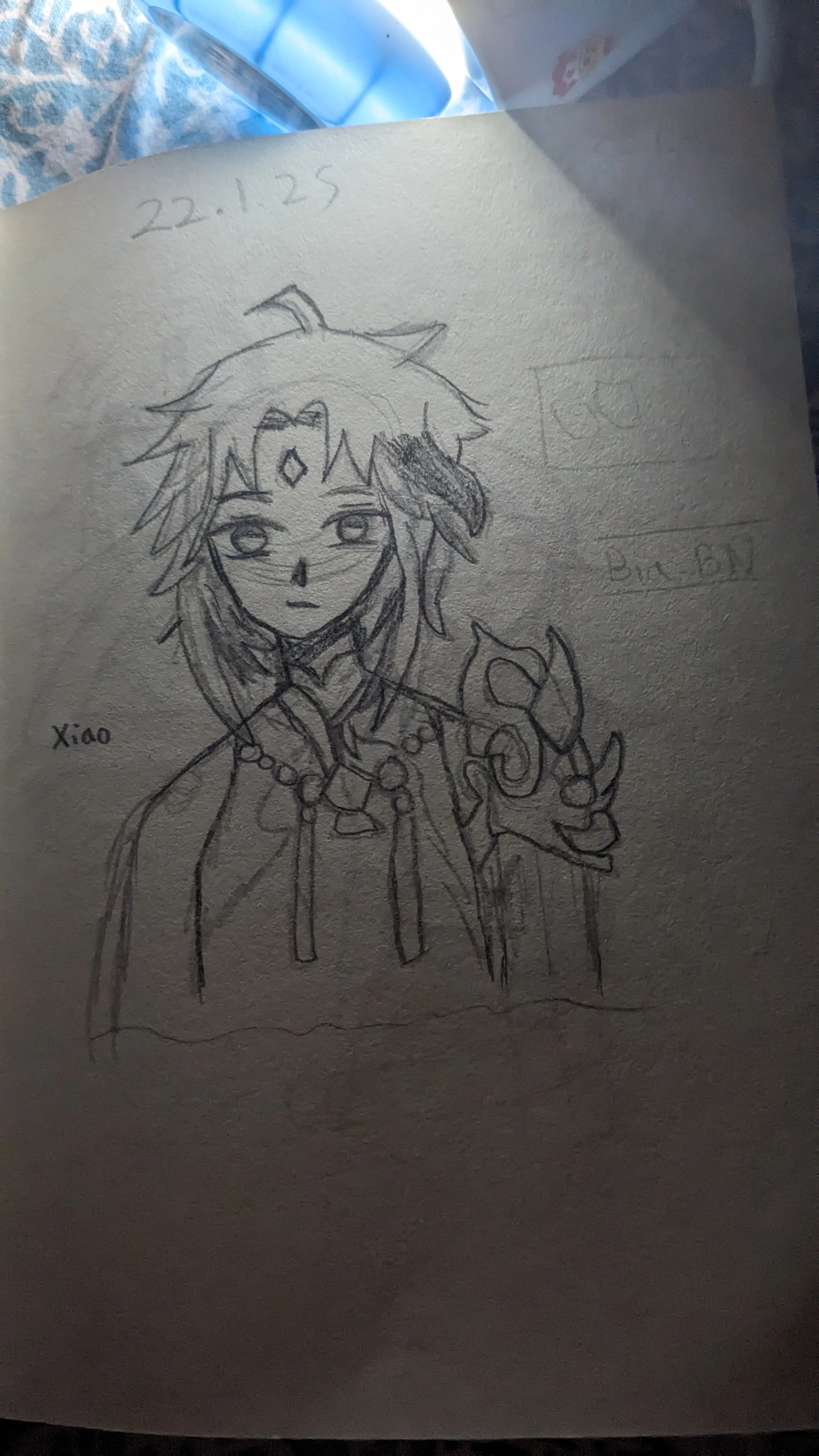 maybe drawing him will give me luck? I'm delu lu ignore me Genshin ...