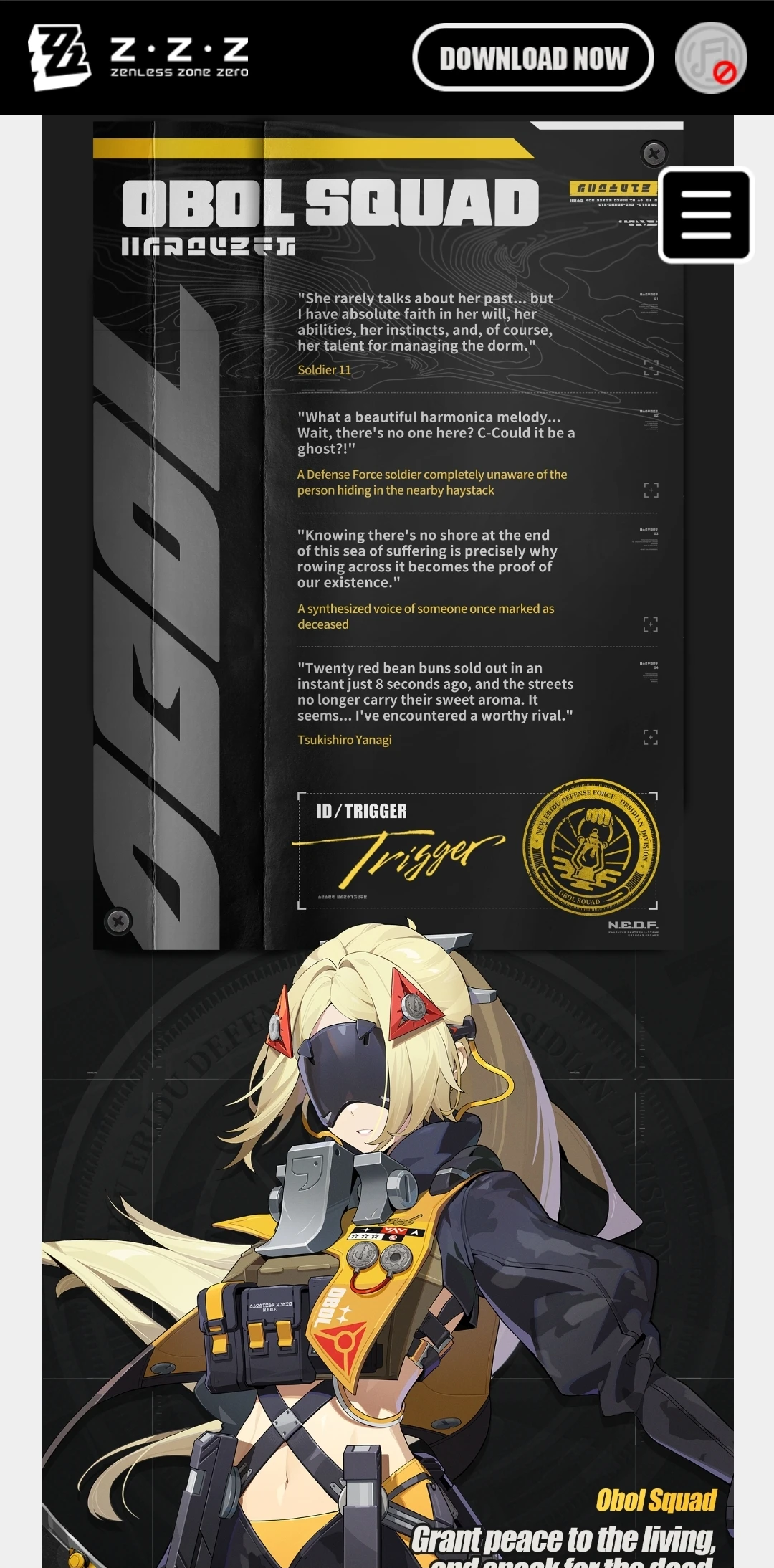 Might as well call 1.6 the Obol Squad and Pulchra update Zenless Zone ...