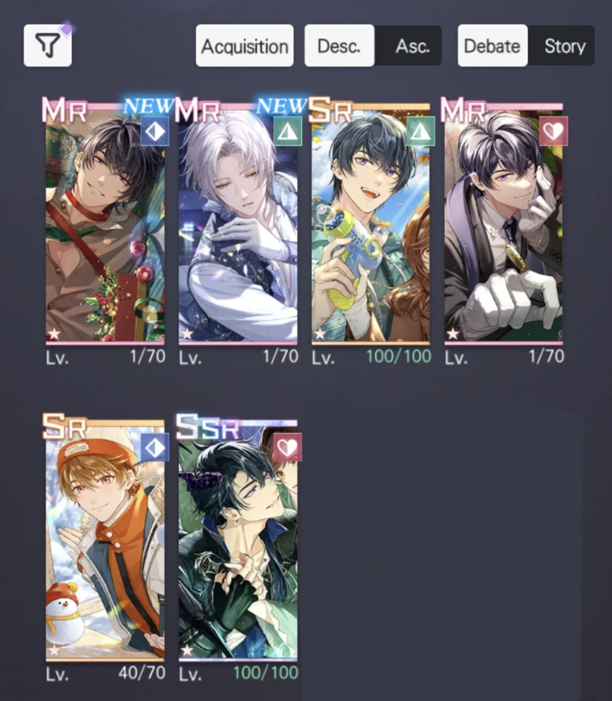 My Oct, Nov & Dec 2024 SSS to MR Cards Tears of Themis | HoYoLAB