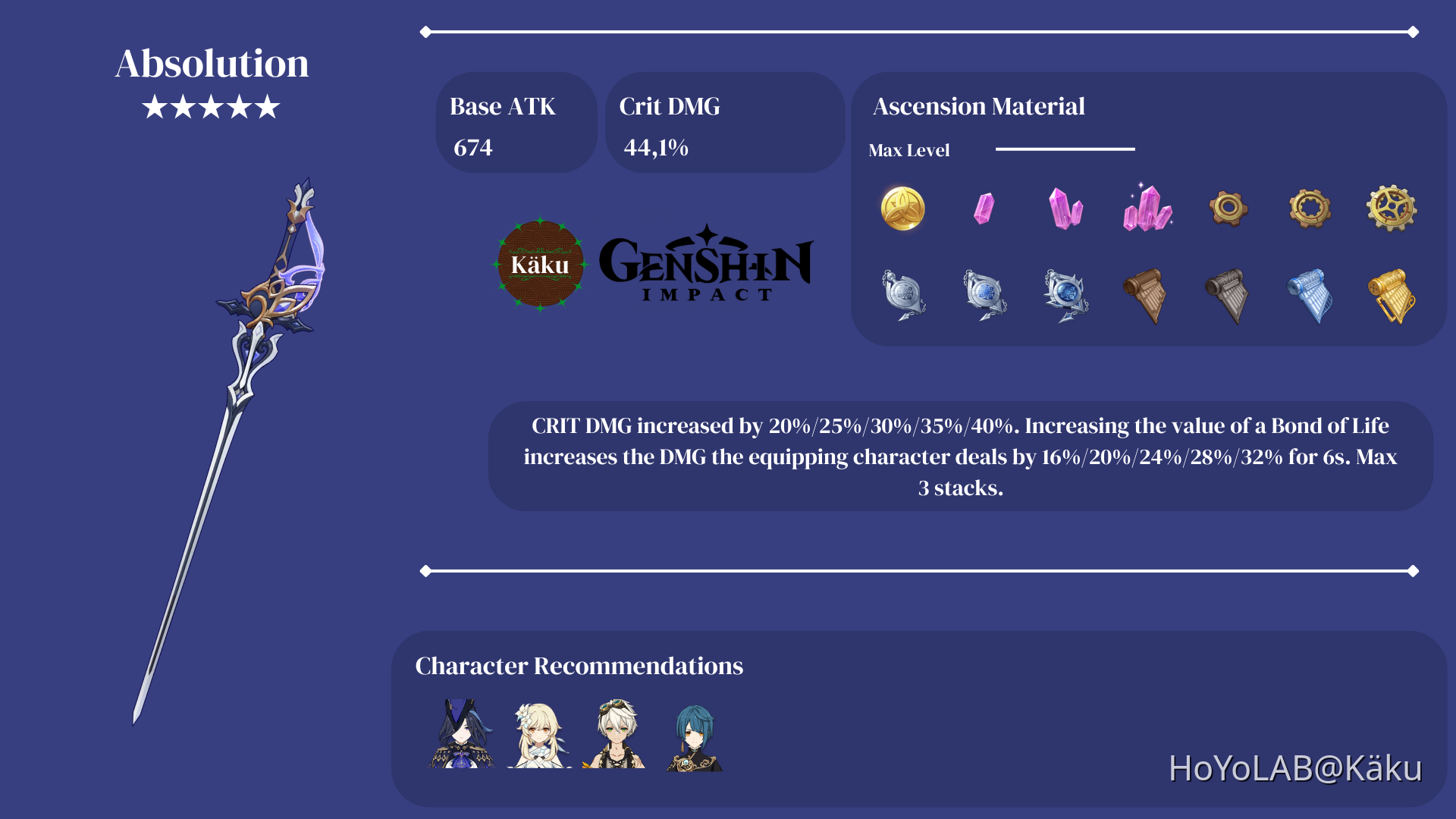 Absolution - Weapon Guide Genshin Impact | HoYoLAB