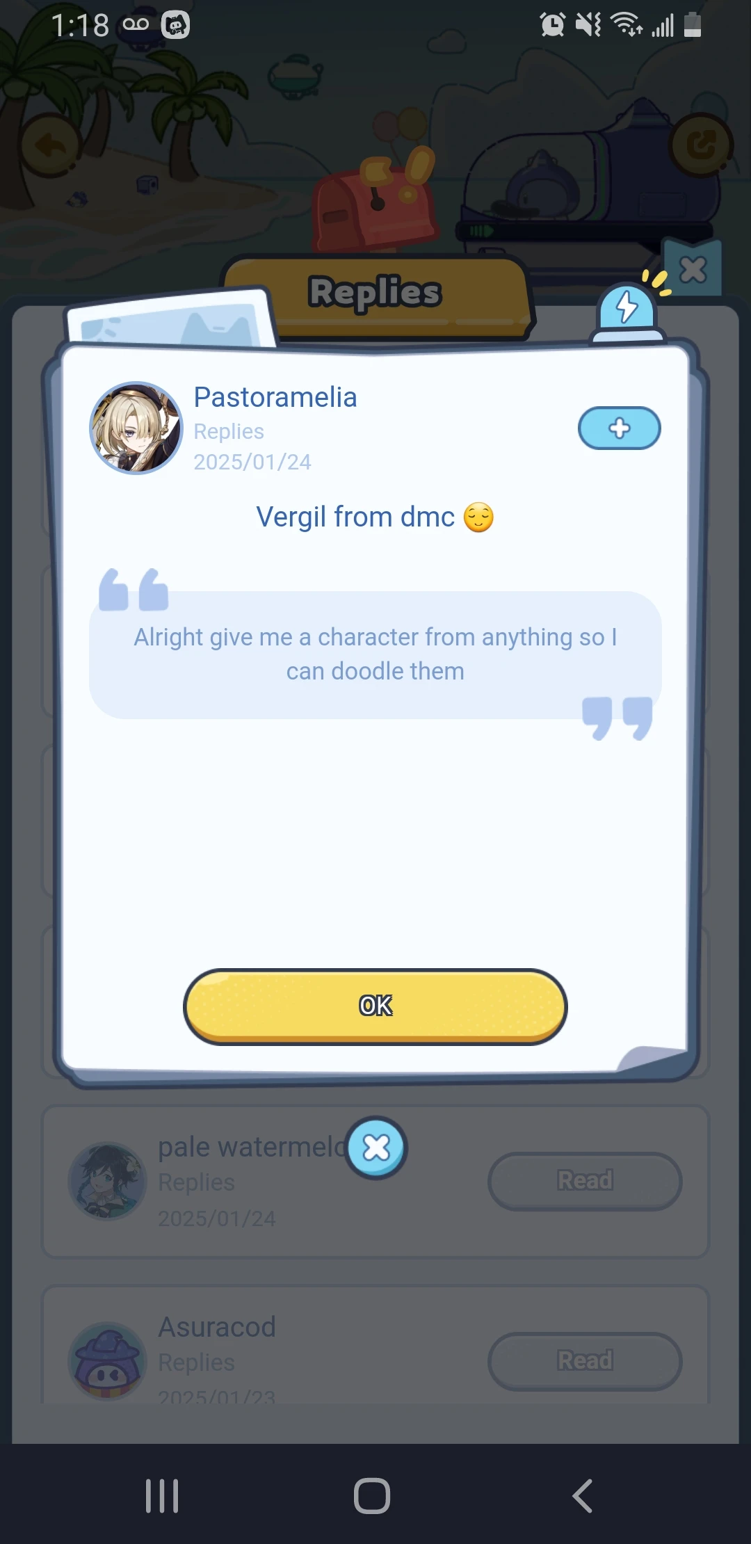 bottle mi doodles | HoYoLAB