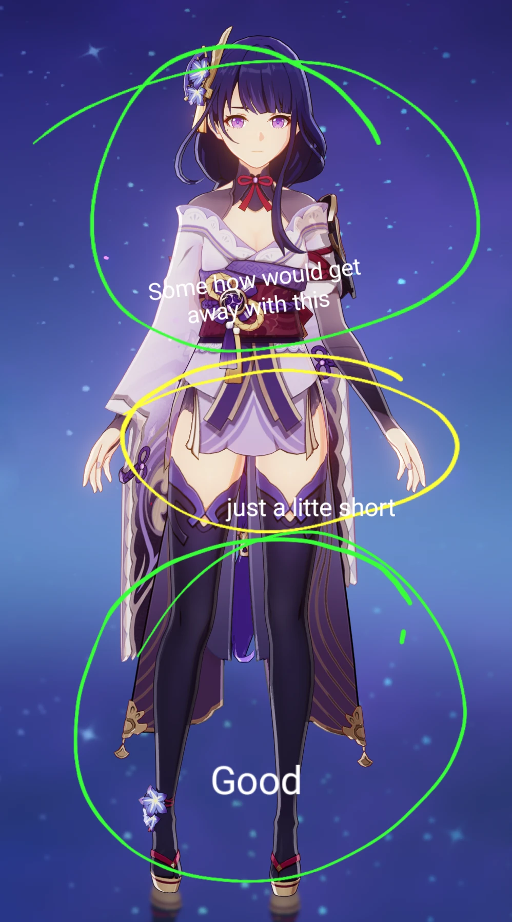 Dress coding the Raiden Shogun (by my school's code) Genshin Impact | HoYoLAB