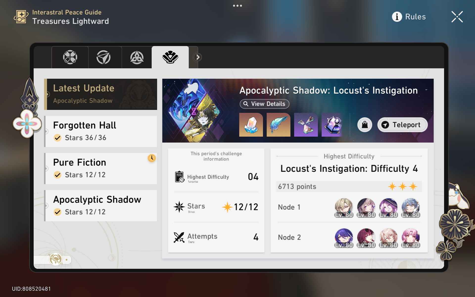 Finally hsr end game content full clear Honkai: Star Rail | HoYoLAB