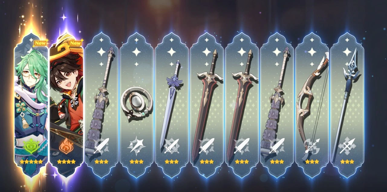 shenhe + baizhu + jade cutter for only 180 pull Genshin Impact | HoYoLAB