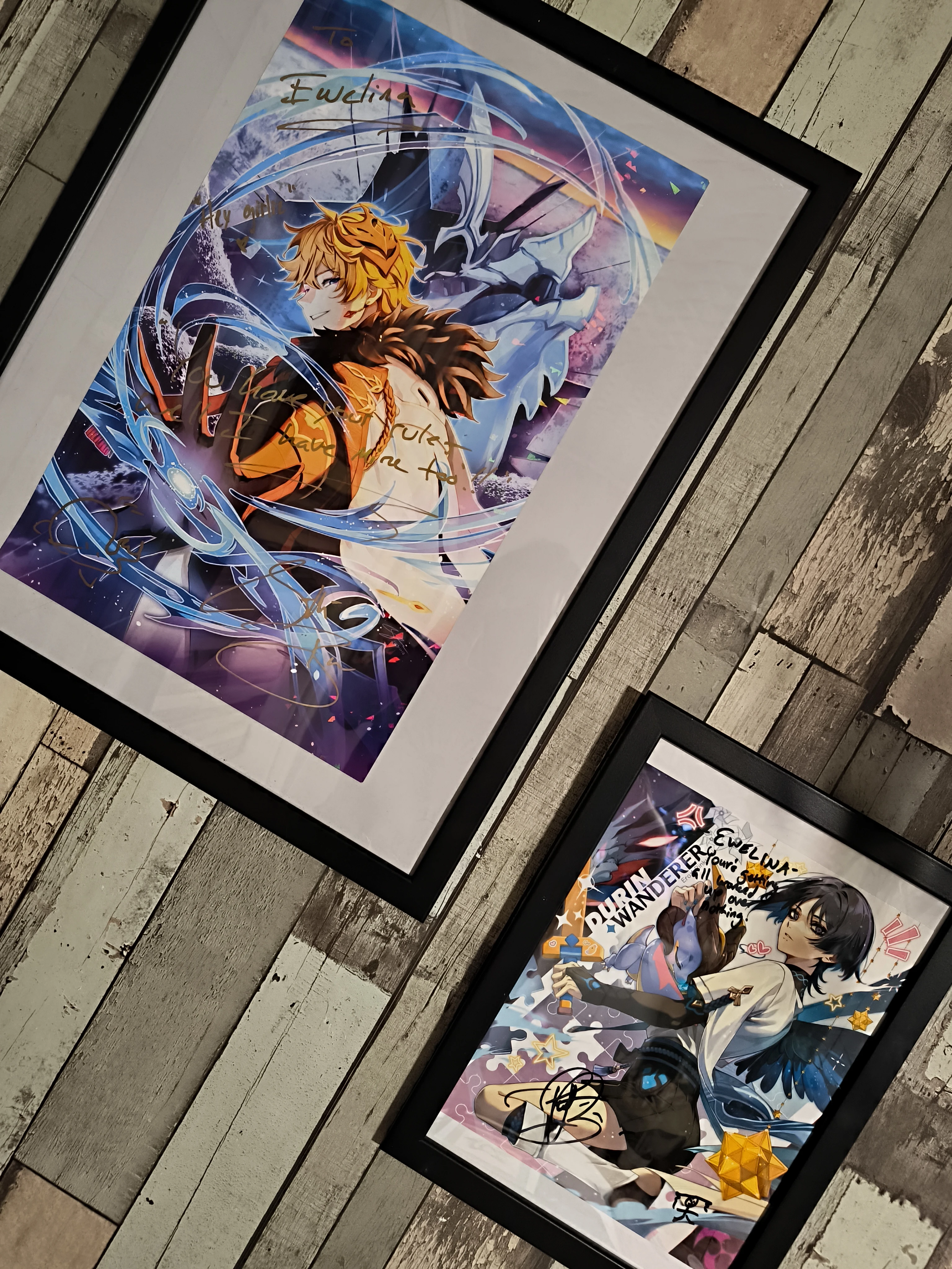 Tartaglia & Wonderer Autographs (Gryffin Burns & Patrick Pedraza) Genshin Impact | HoYoLAB