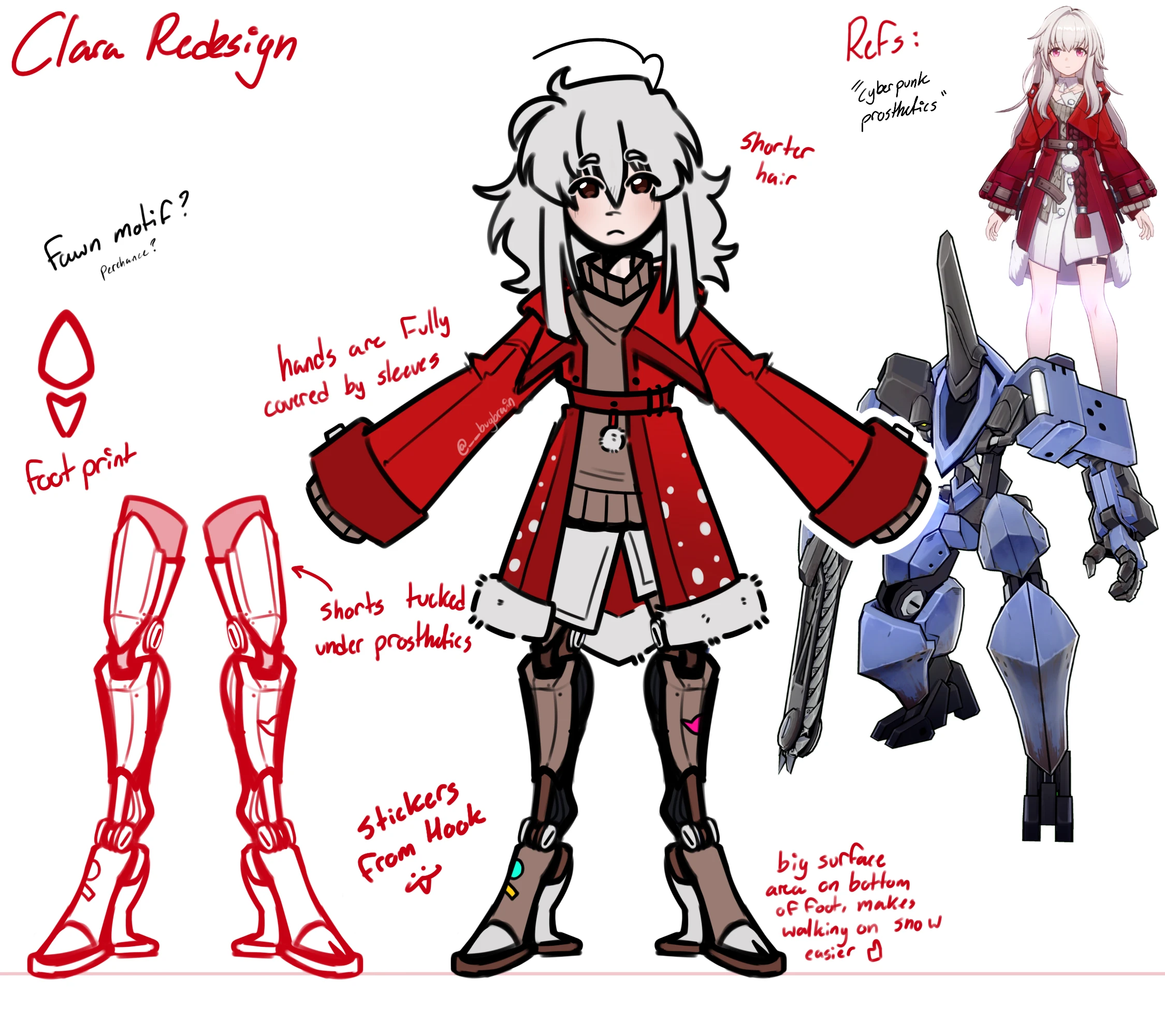 Clara redesign!! Honkai: Star Rail | HoYoLAB