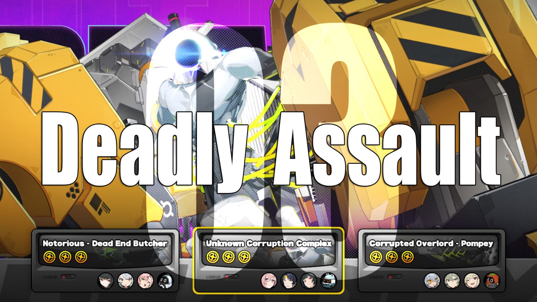 Deadly Assault 03 -Full 9 Stars- Zenless Zone Zero | HoYoLAB