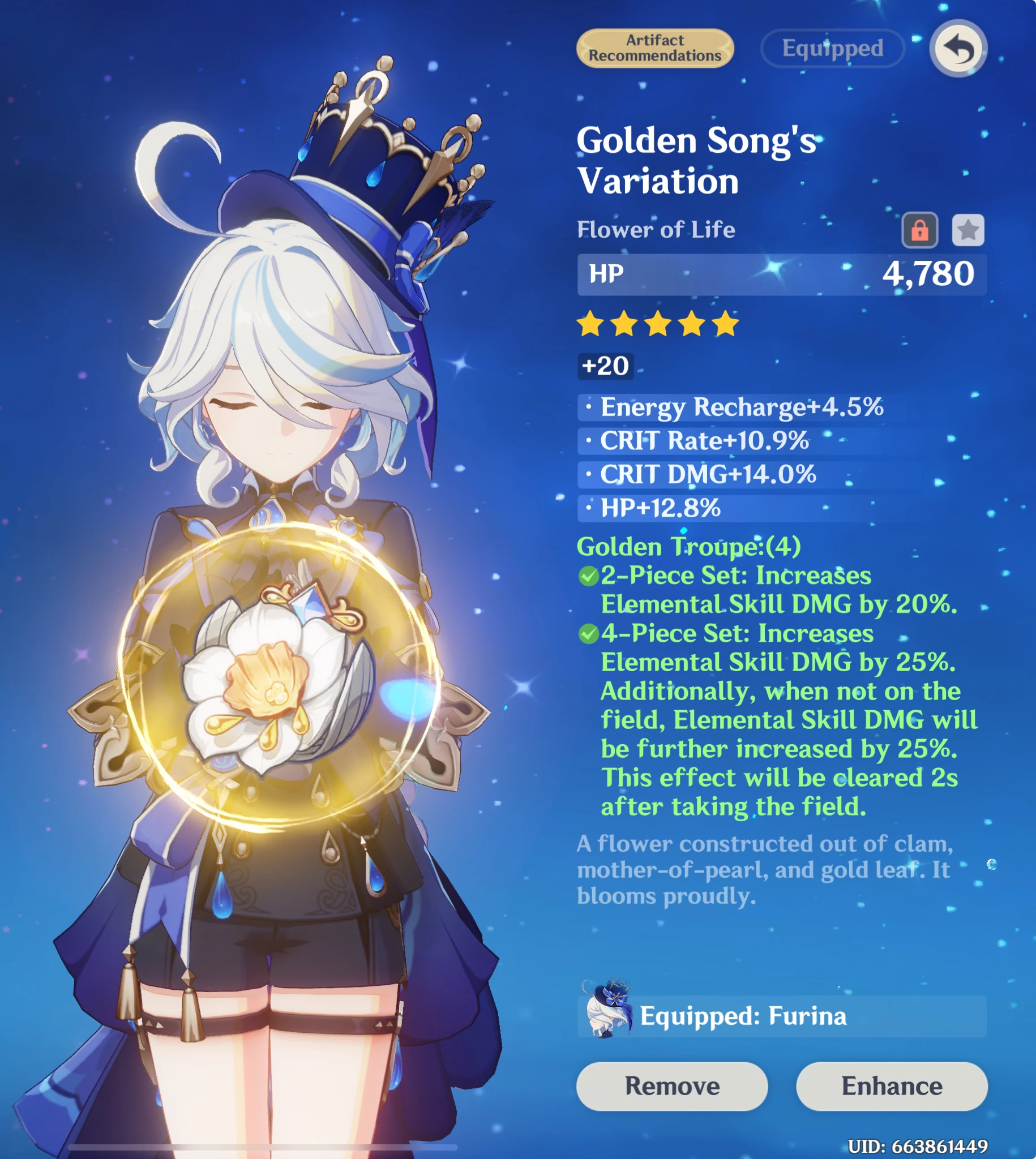 God tier furina flower! Genshin Impact | HoYoLAB