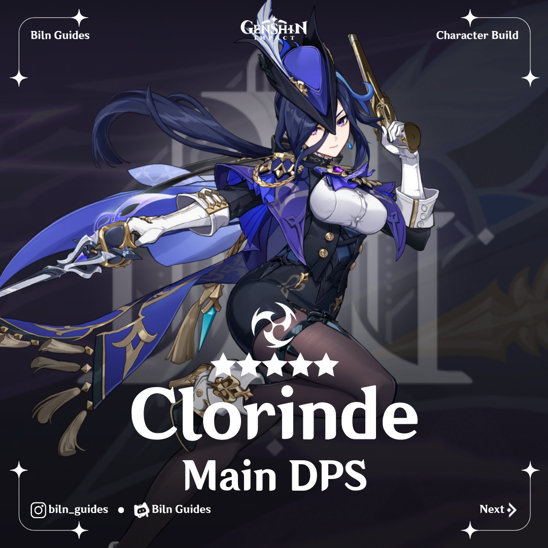 (5.3) Clorinde Build Guide as Main DPS Genshin Impact | HoYoLAB