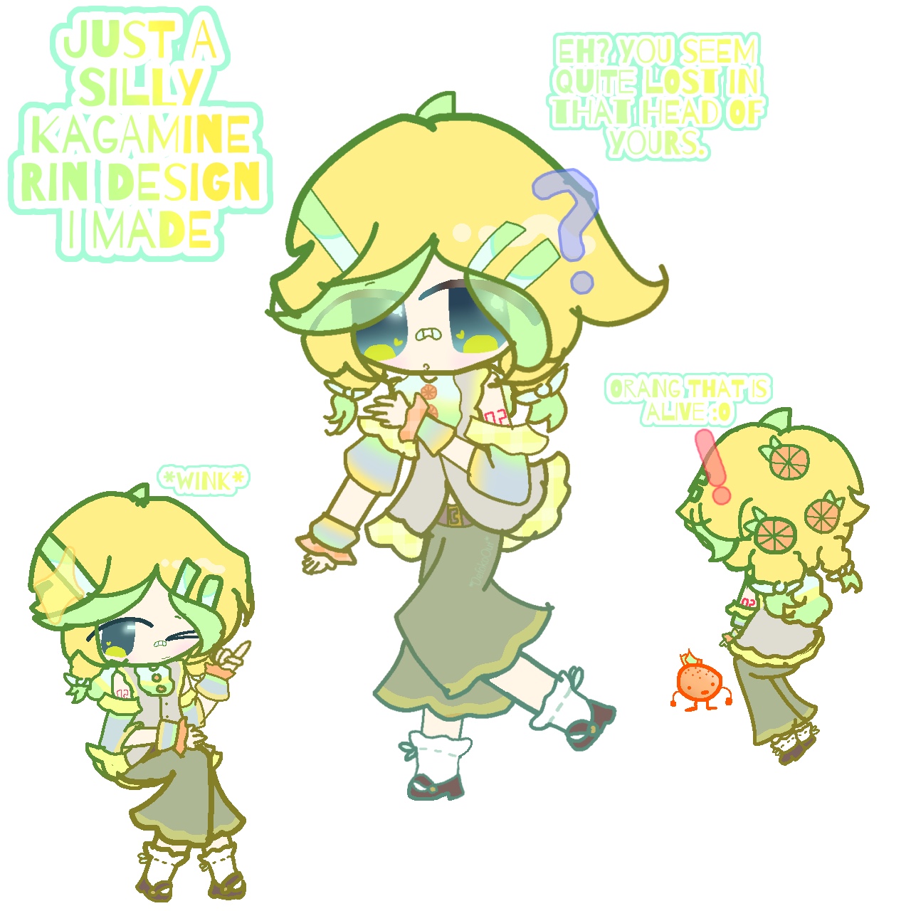 Silly Kagamine Rin Design I made | HoYoLAB