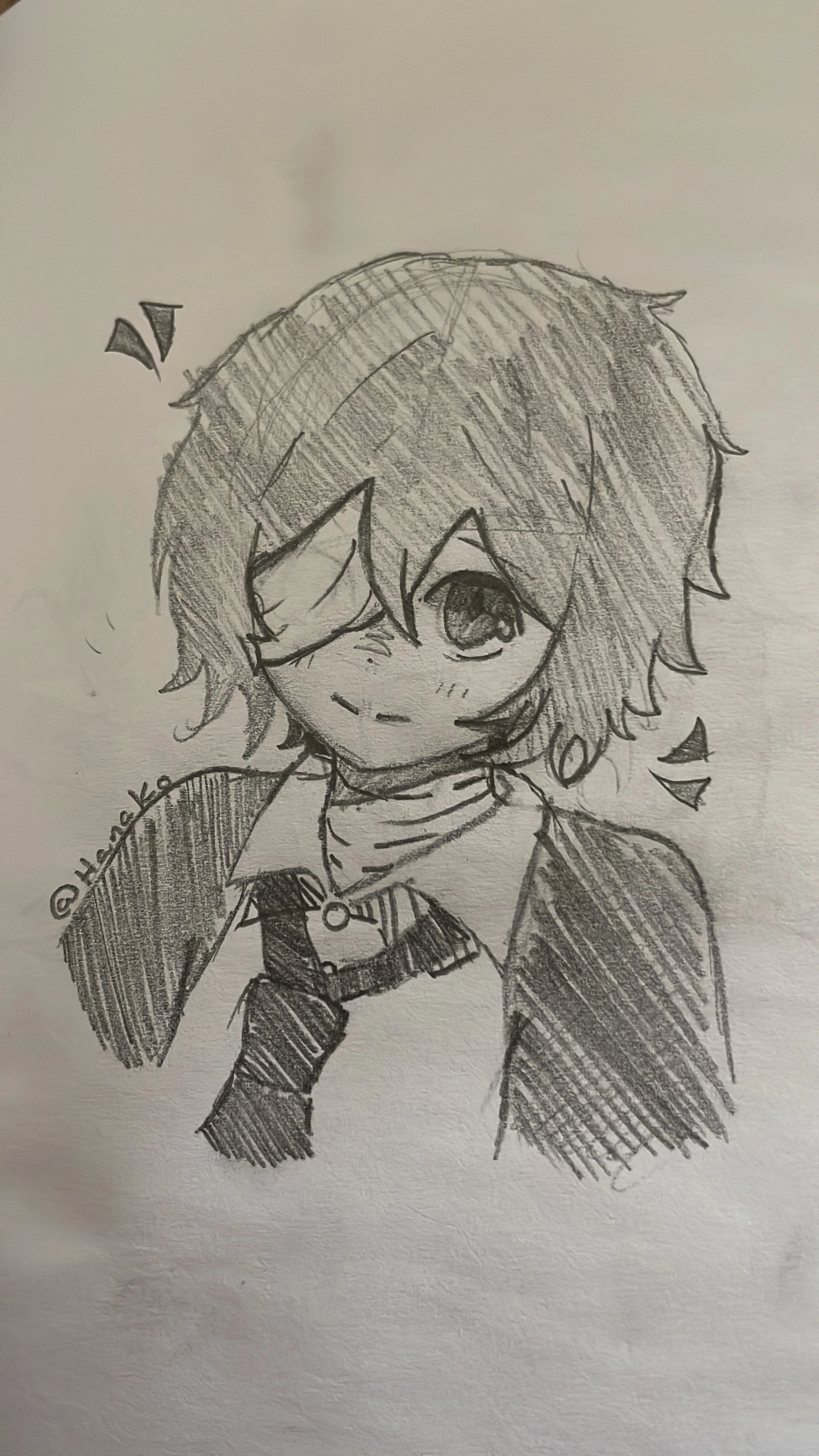 Dazai drawing by me | HoYoLAB