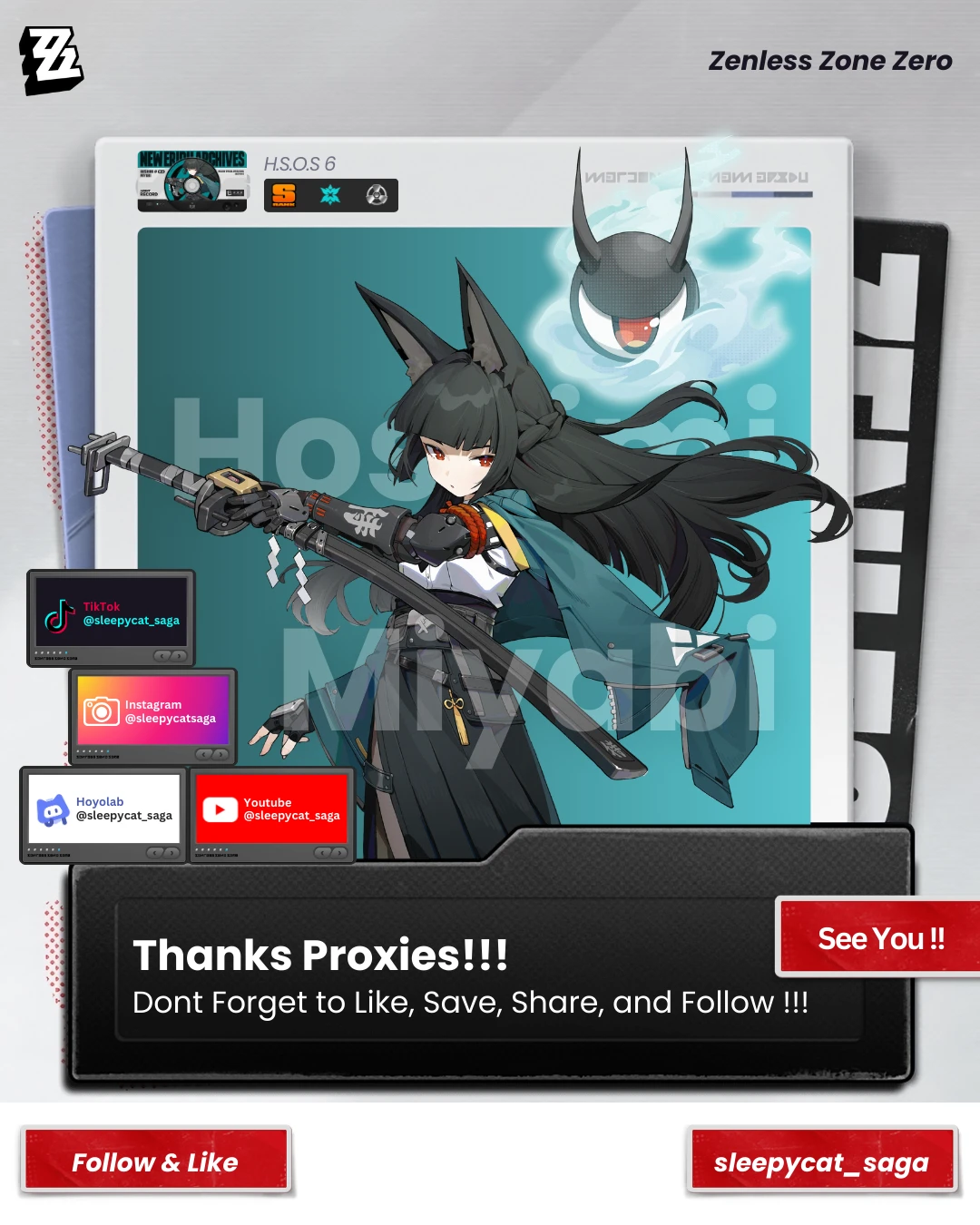 missed Miyabi Zenless Zone Zero | HoYoLAB