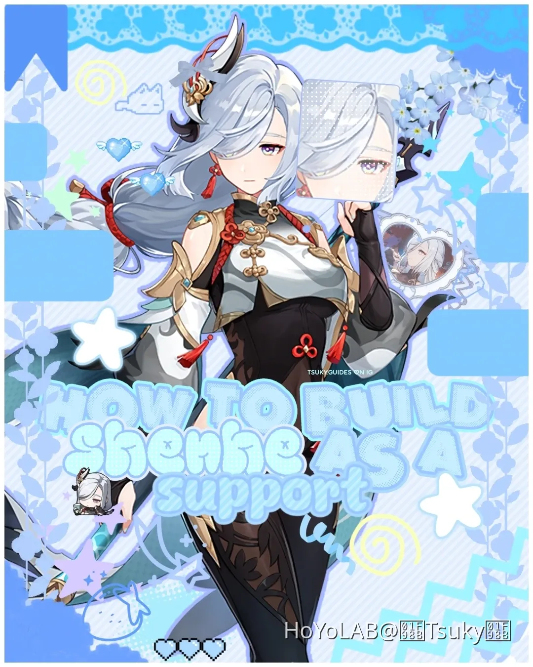 How to build Shenhe as a support!🎀 Genshin Impact | HoYoLAB