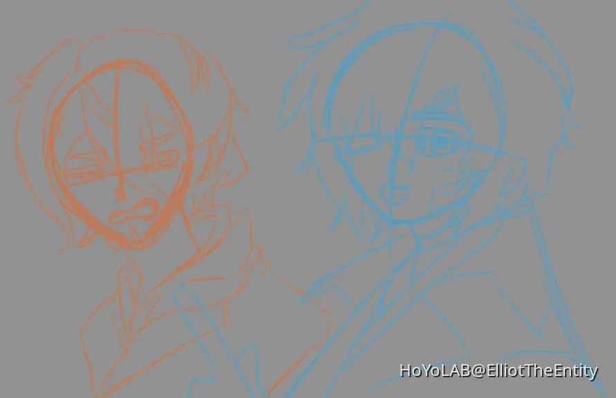 Another Manga Panel Redraw ft. Soukoku and my Newer Style | HoYoLAB