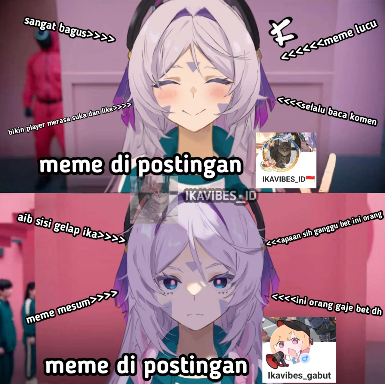perbedaan meme distributor punya gw sama meme buatan gw 😊 Genshin ...