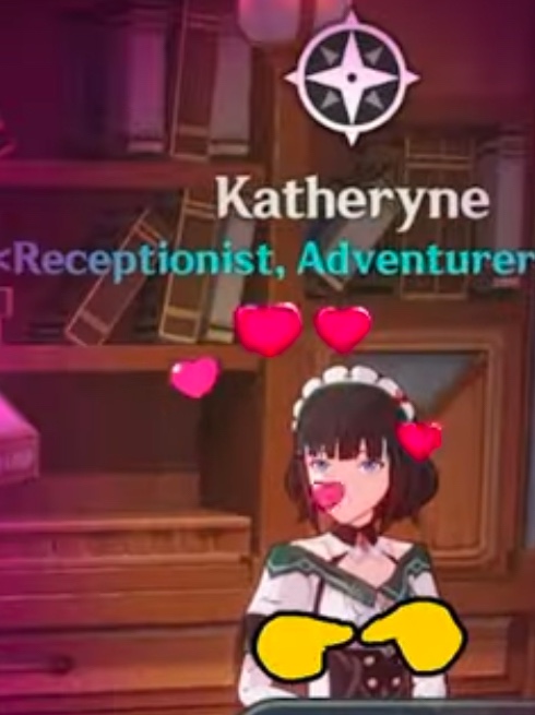 Katheryne is feeling a little silly 👉👈 Genshin Impact | HoYoLAB