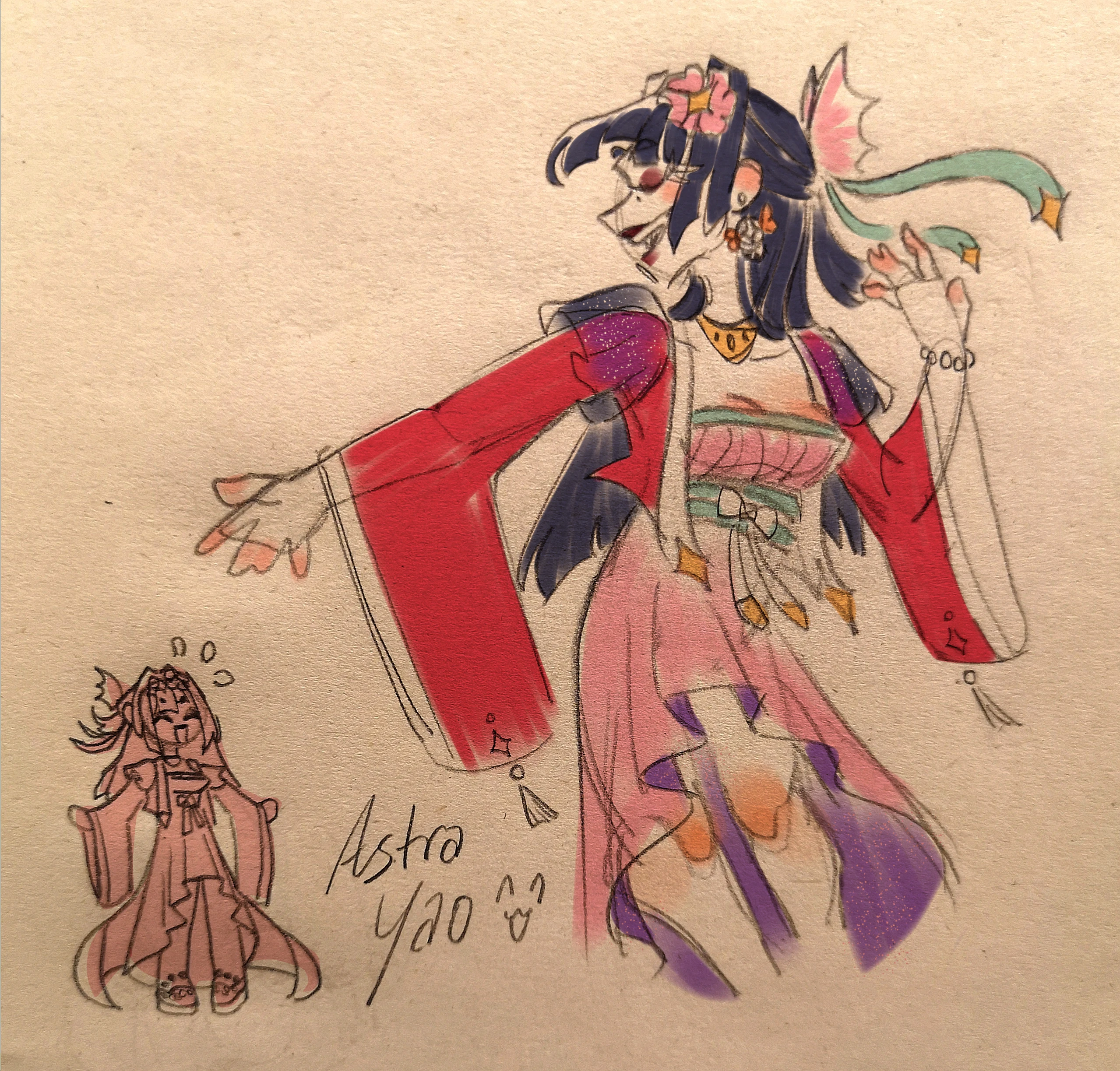 quick pencil sketch + color of my contest submission Zenless Zone Zero ...