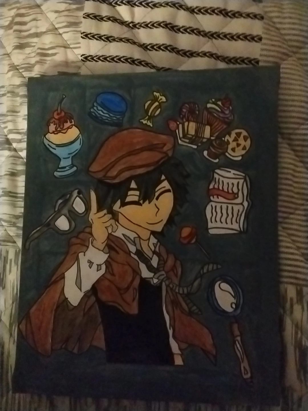 My drawing of ranpo edogawa from bsd | HoYoLAB