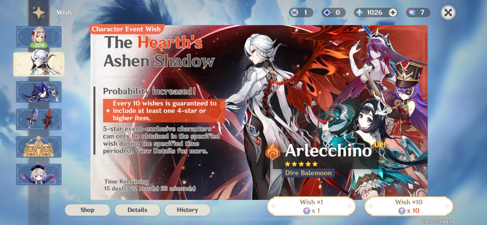 Day 2 of saving for Arlecchino 😁 Genshin Impact | HoYoLAB