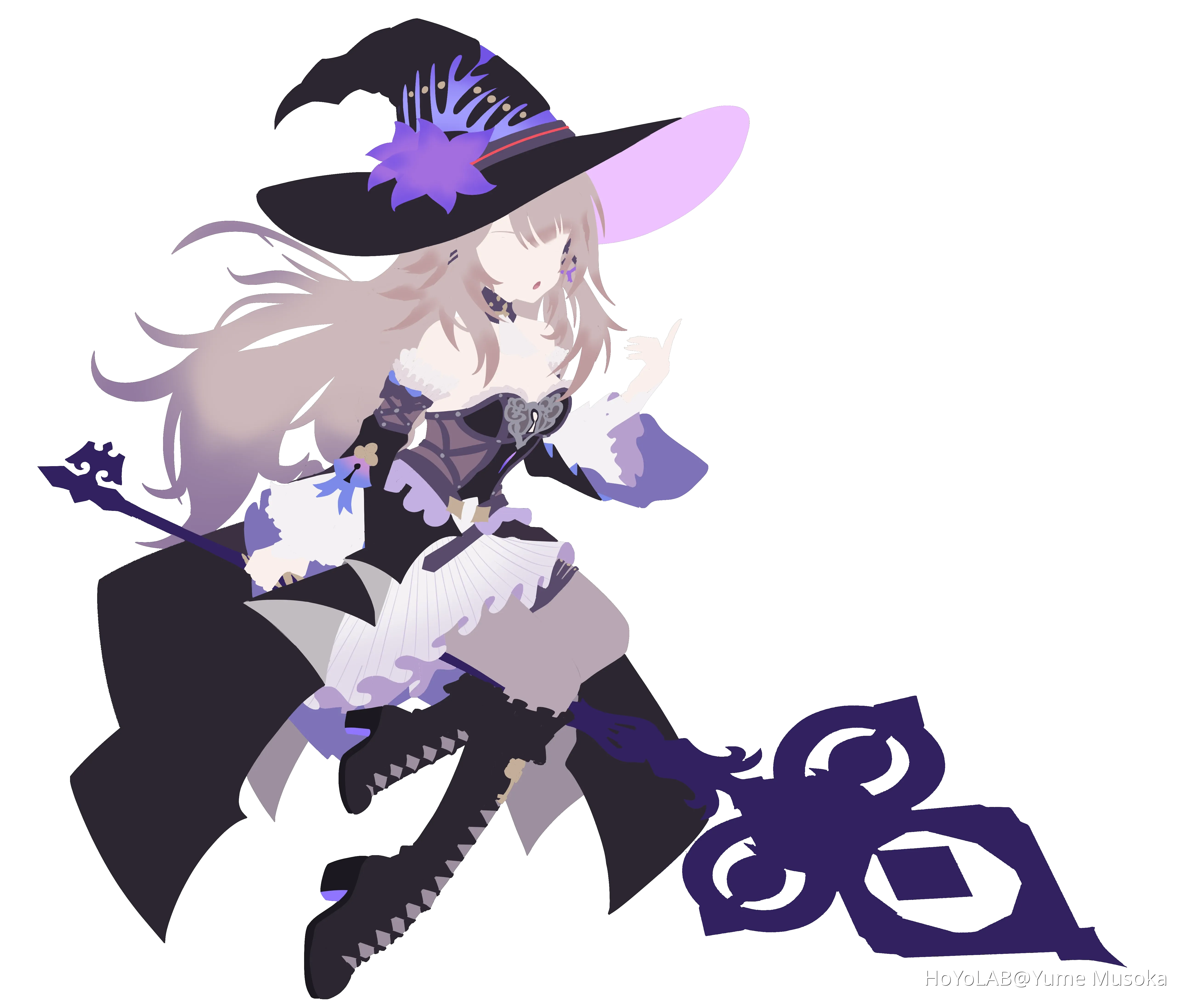 the Herta Fan art progress shots! Honkai: Star Rail | HoYoLAB