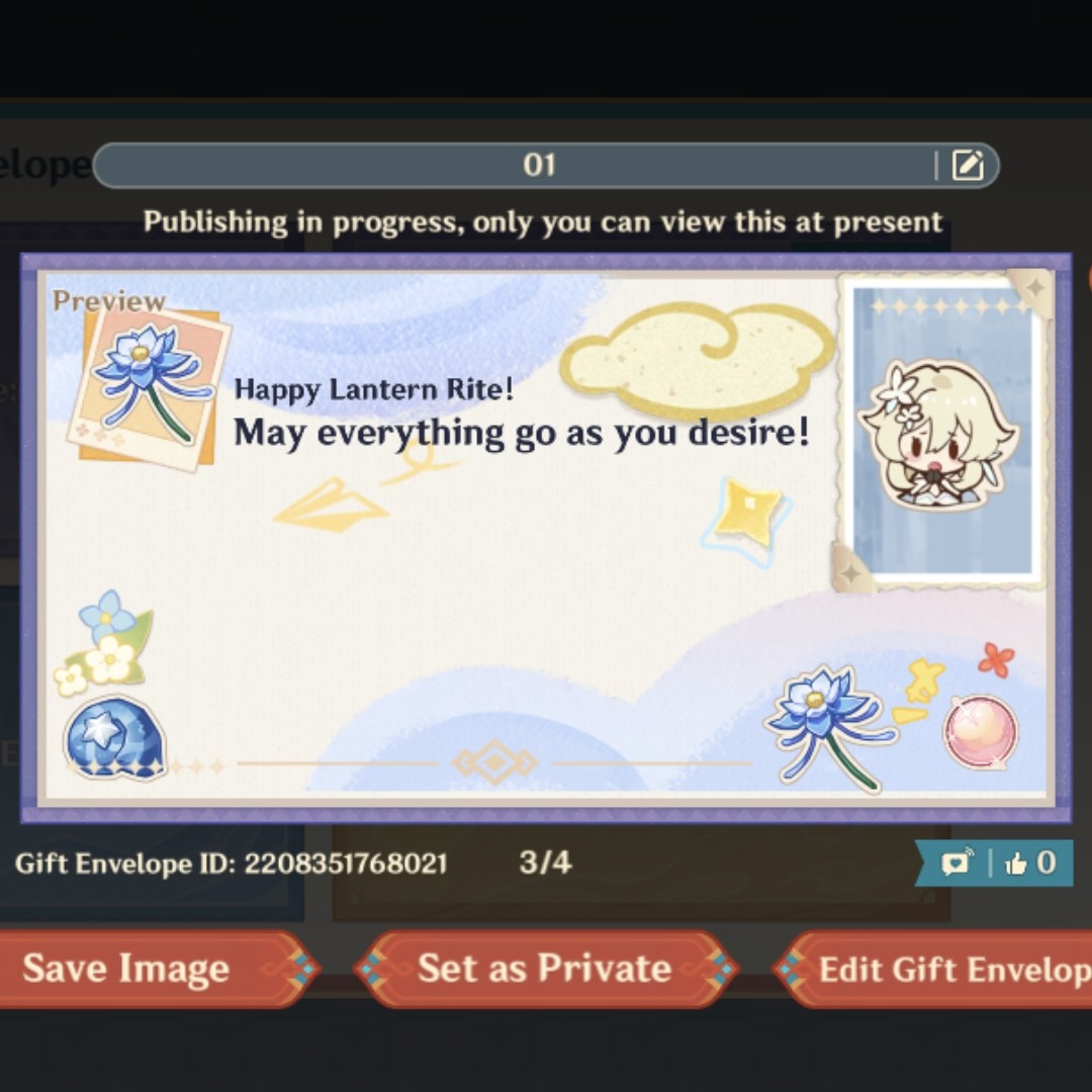 gift Envelope 🧧 Genshin Impact | HoYoLAB