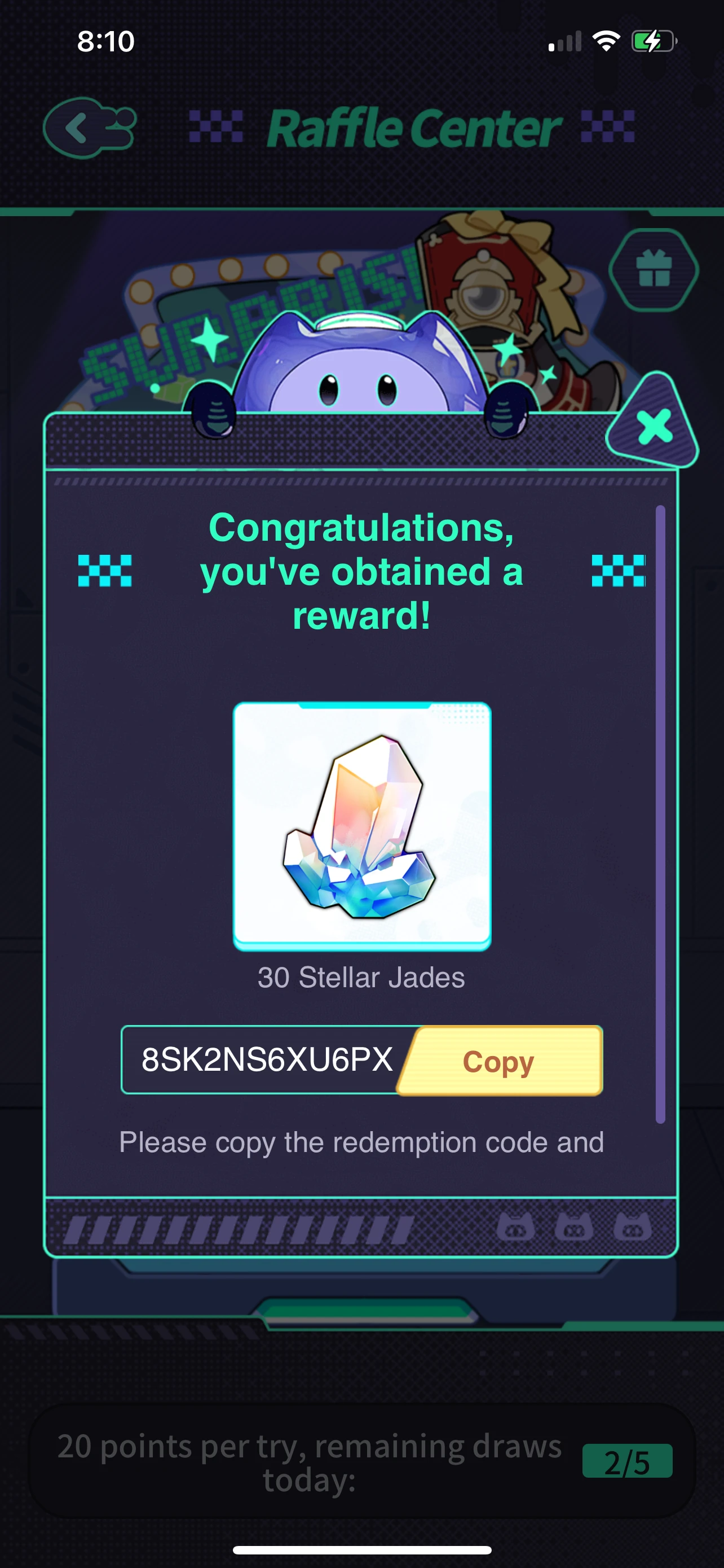 Free redeem code: 8SK2NS6XU6PX Honkai: Star Rail | HoYoLAB