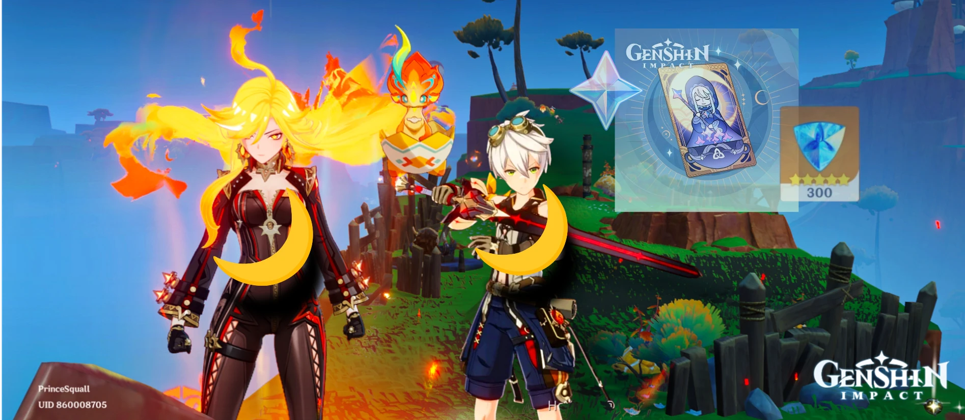 2 Pyro Archons Giving Away Welkin Moons!!! 🔥🔥 See Criterias Below On ...