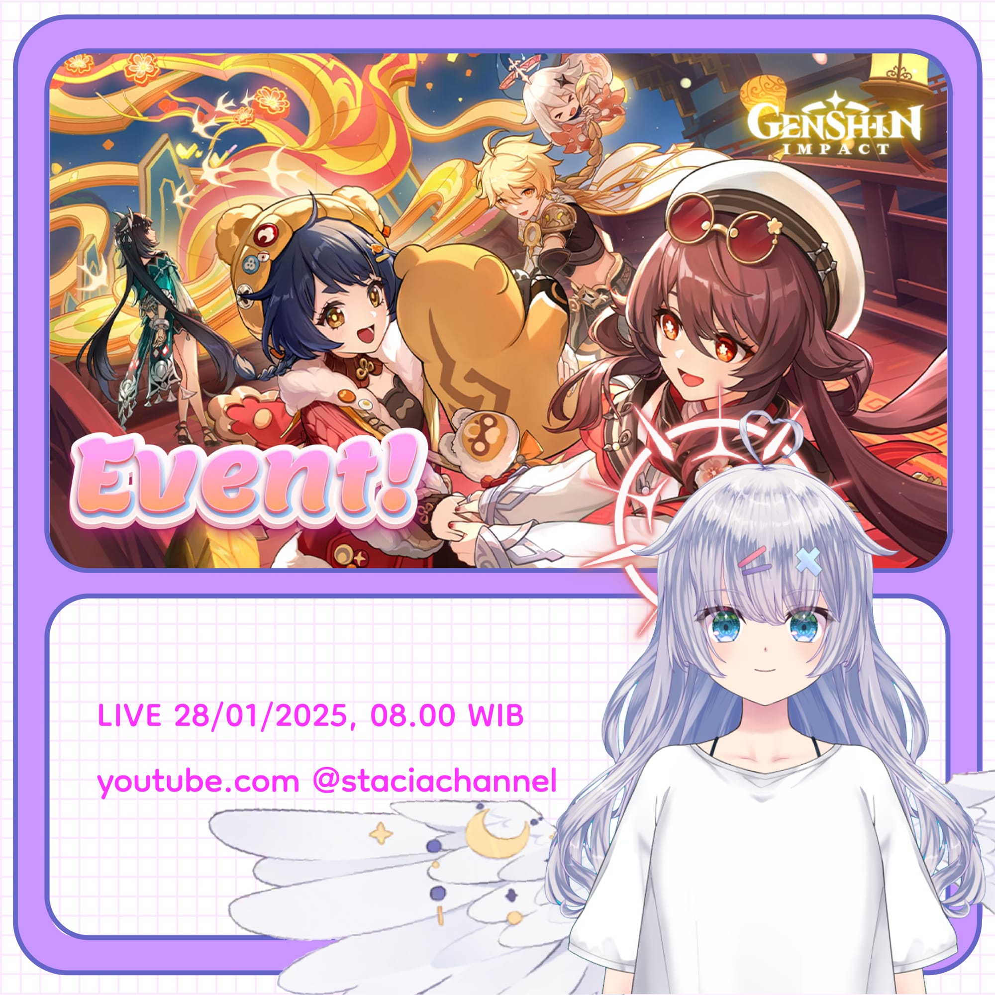 【Genshin Impact】 Event "Jimat Musim Semi" 2025 【Stacia Channel】 Genshin ...