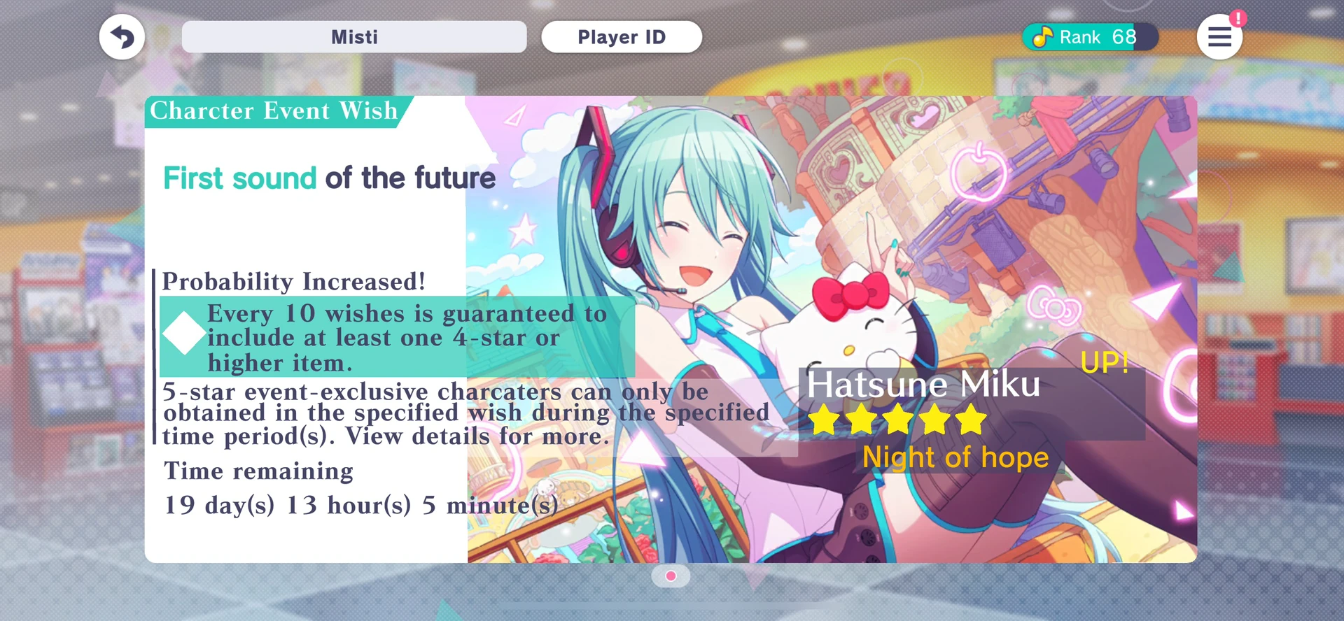 My Hatsune Miku namecard | HoYoLAB