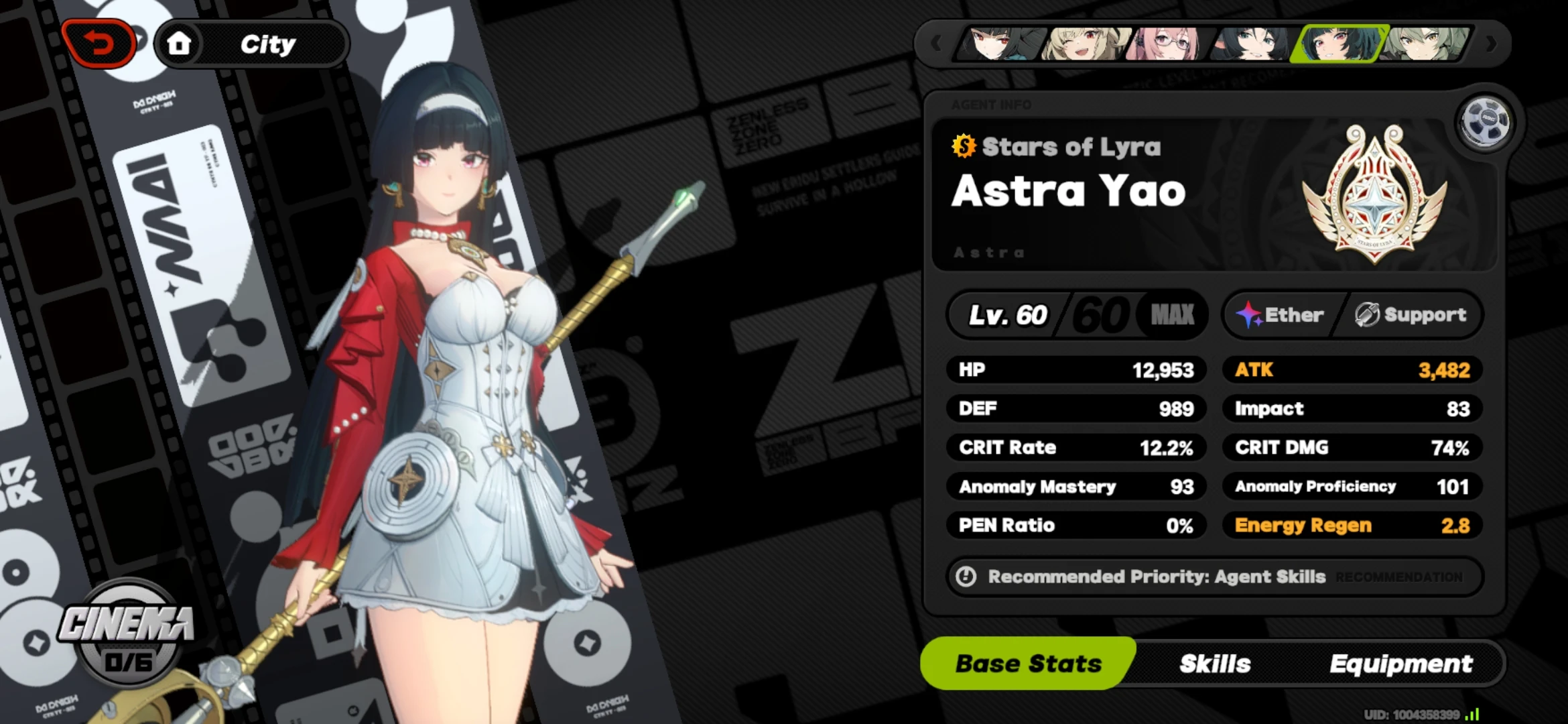 Astra Yao Build 💫 Zenless Zone Zero | HoYoLAB