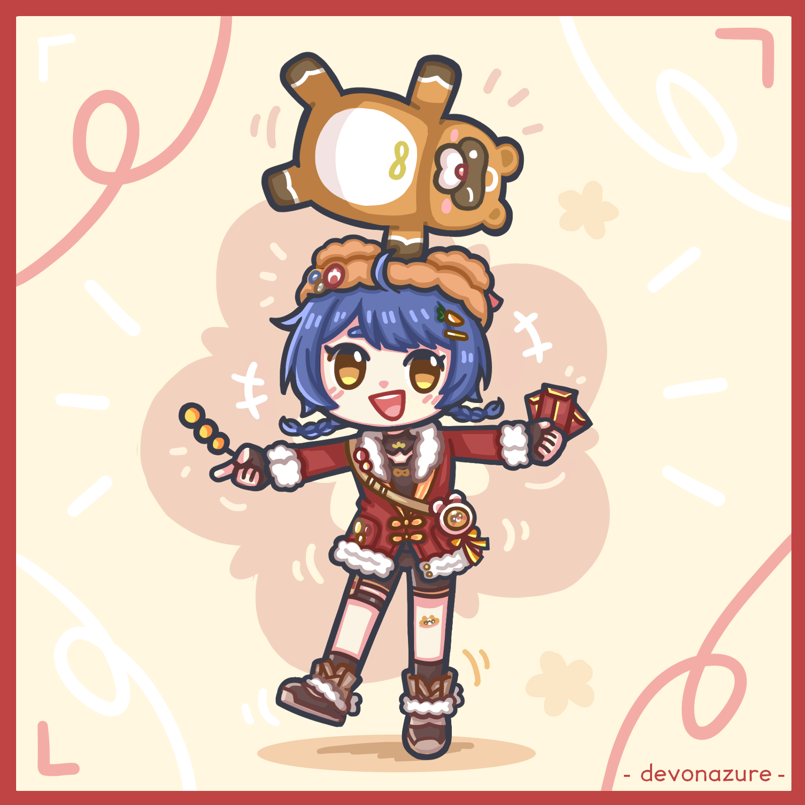 Drawing Xiangling's New Cute Outfit! Genshin Impact | HoYoLAB