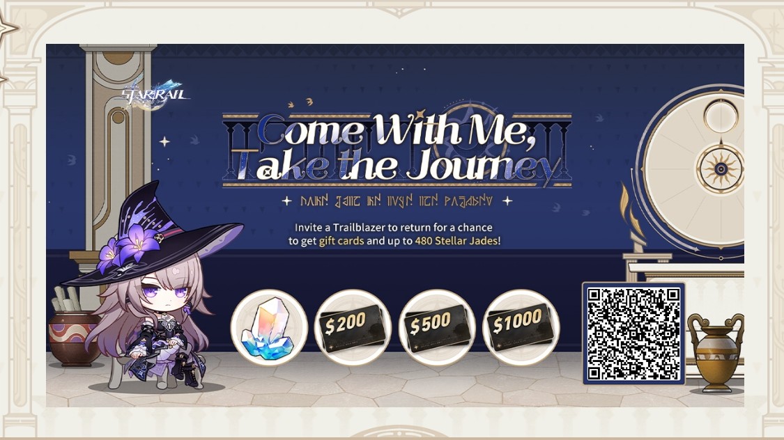 MY INVITE CODE FOR RETURNEES: GEA46S24WN Honkai: Star Rail | HoYoLAB