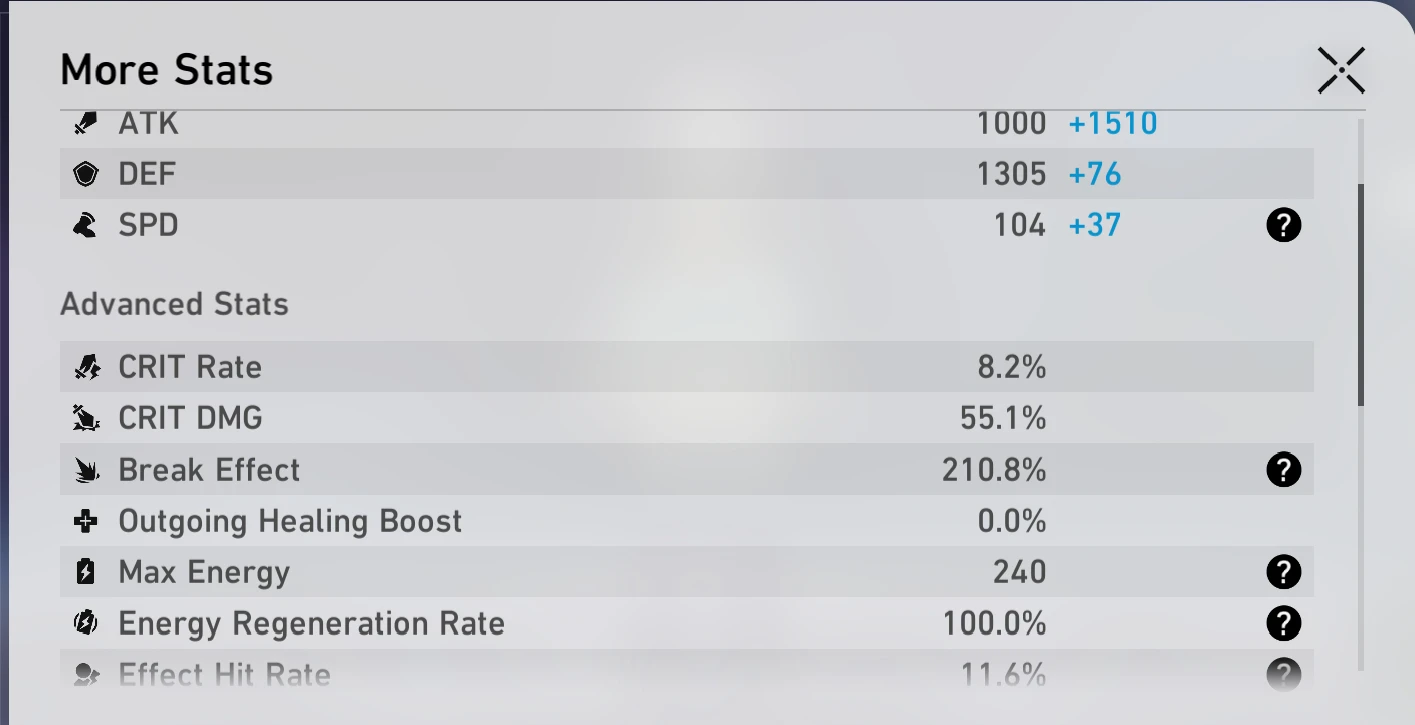 Firefly stats °^° Honkai: Star Rail | HoYoLAB