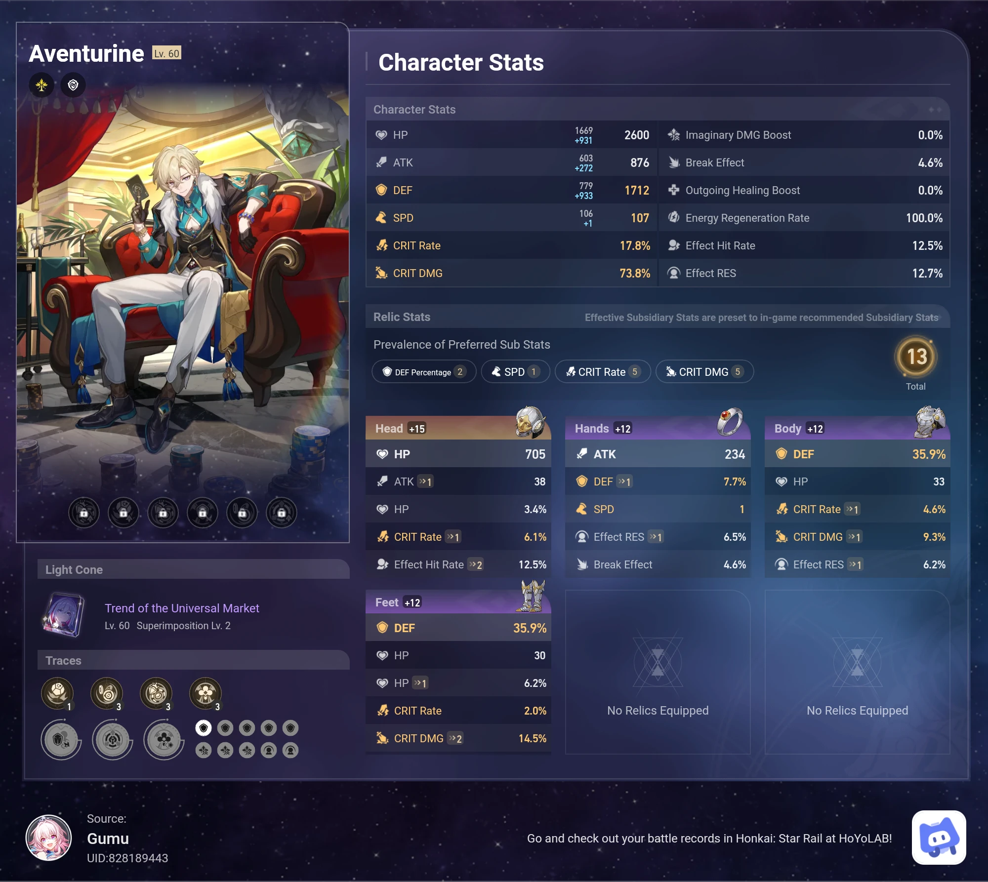 Aventurine Build Guide??? Honkai: Star Rail | HoYoLAB