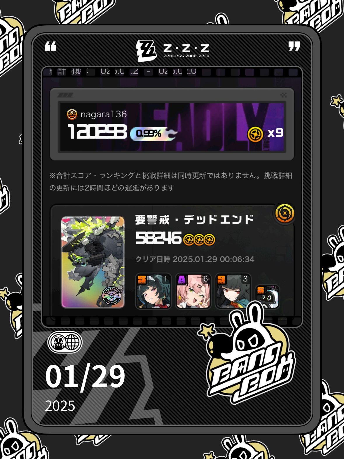 01/29 日記 - # 絆が深まりました！ Zenless Zone Zero | HoYoLAB