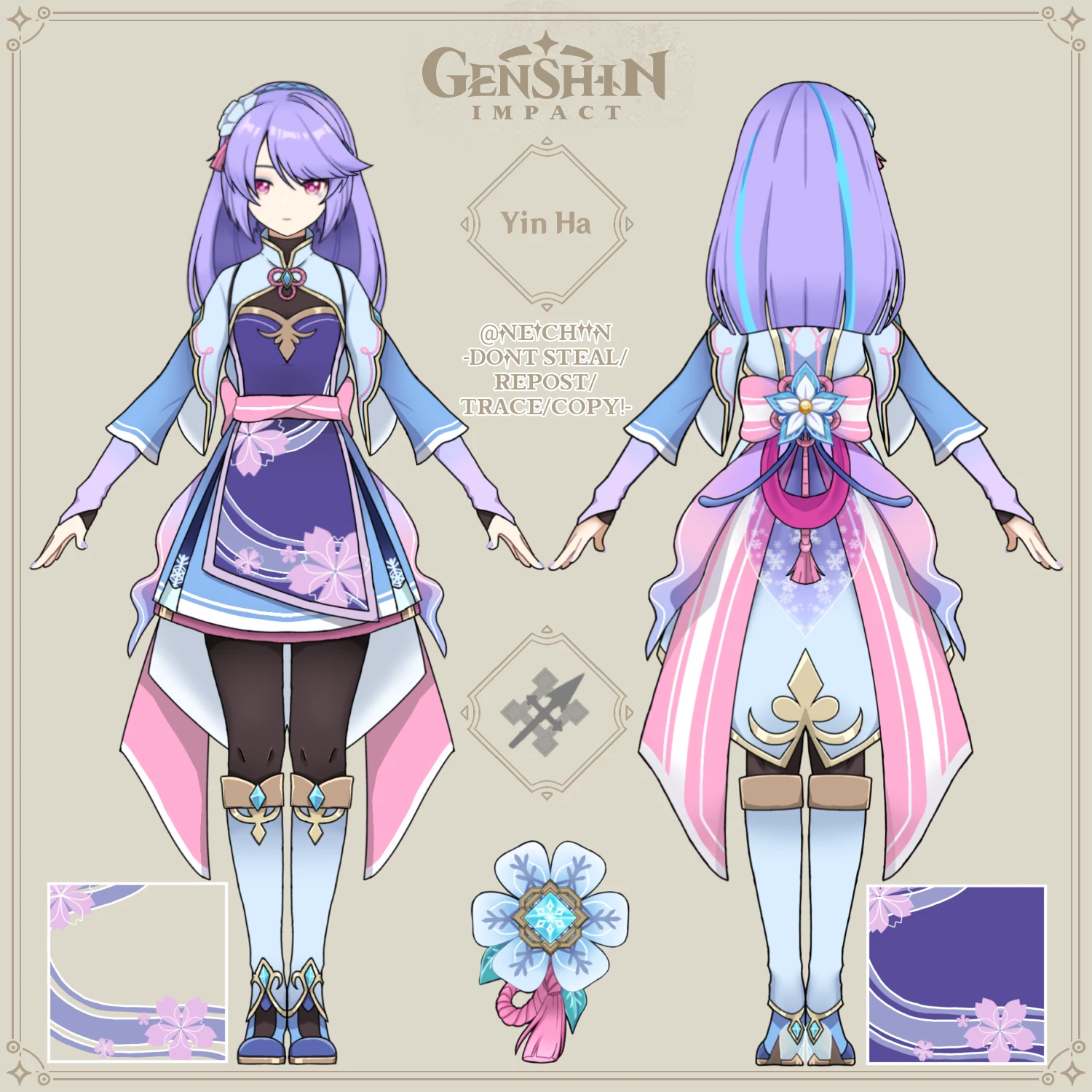 Yin Ha Reference - neichiin 's genshin oc ️ Genshin Impact | HoYoLAB
