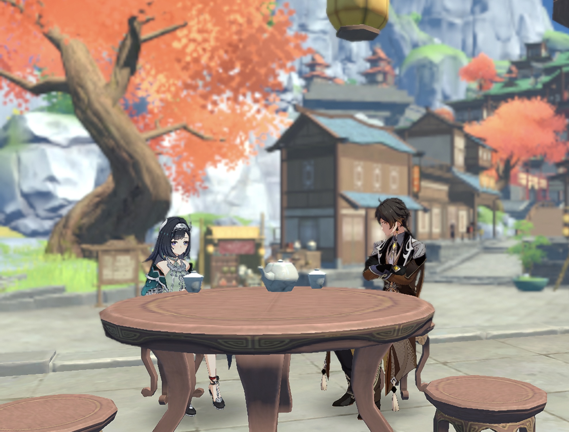 Tea with Zhongli Genshin Impact | HoYoLAB